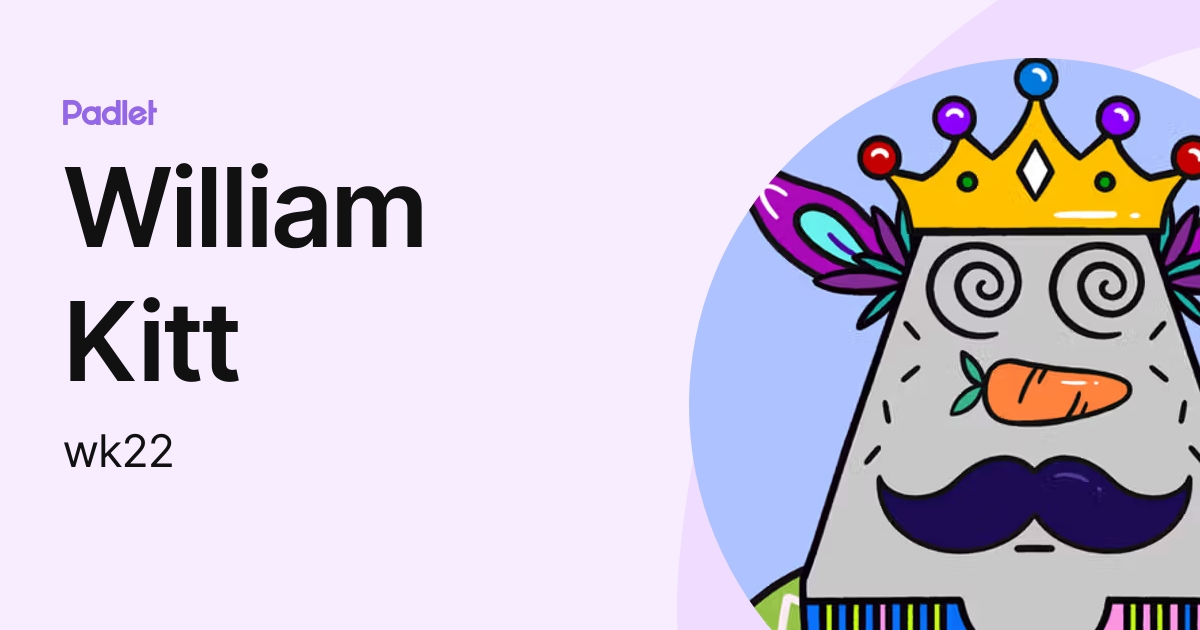 William Kitt (wk22) profile | Padlet