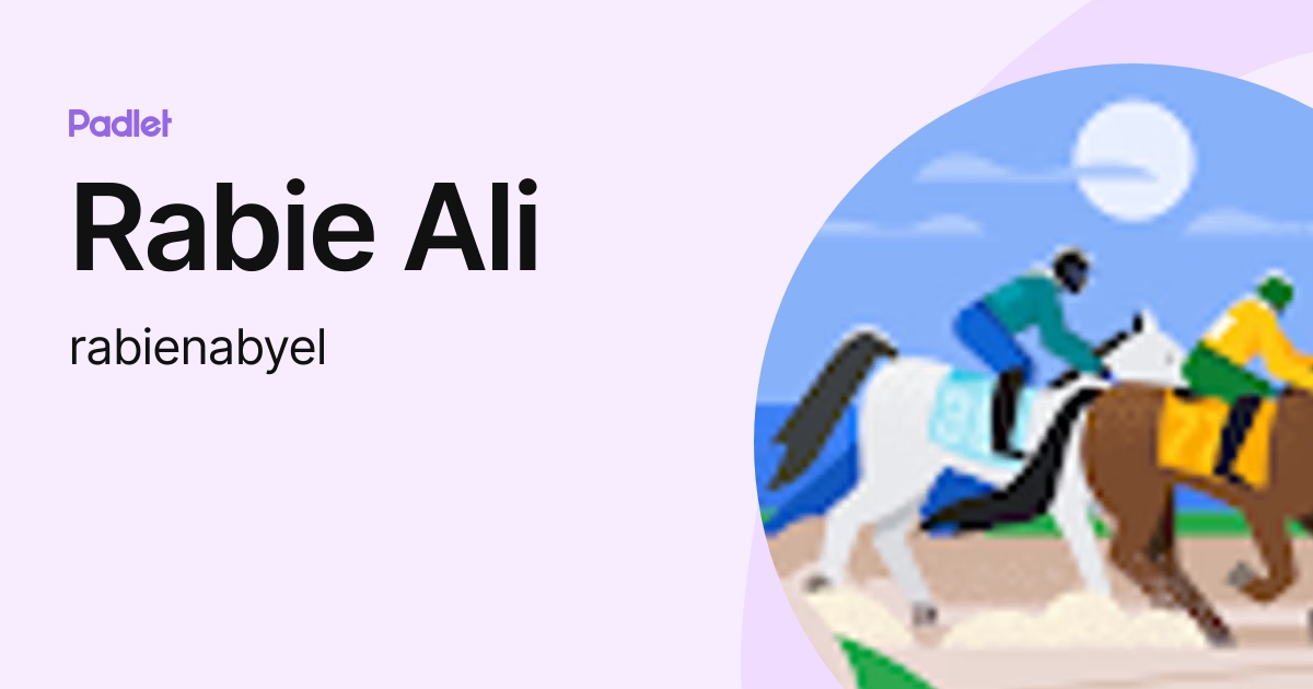 Rabie Ali (rabienabyel) profile | Padlet