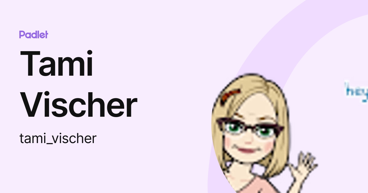 Tami Vischer (tami_vischer) profile | Padlet