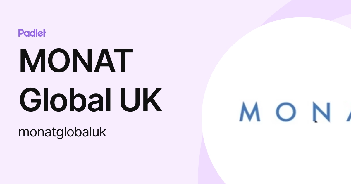 MONAT Global UK (monatglobaluk) profile | Padlet