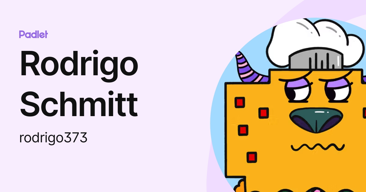 Rodrigo Schmitt (rodrigo373) profile | Padlet