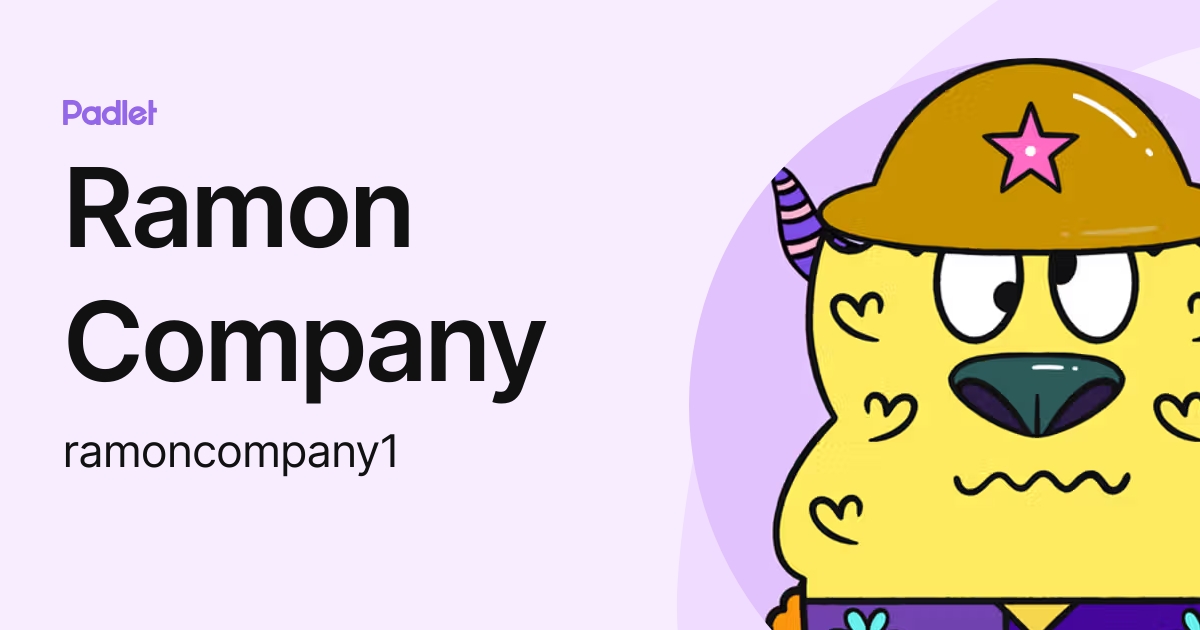 Ramon Company (ramoncompany1) profile | Padlet