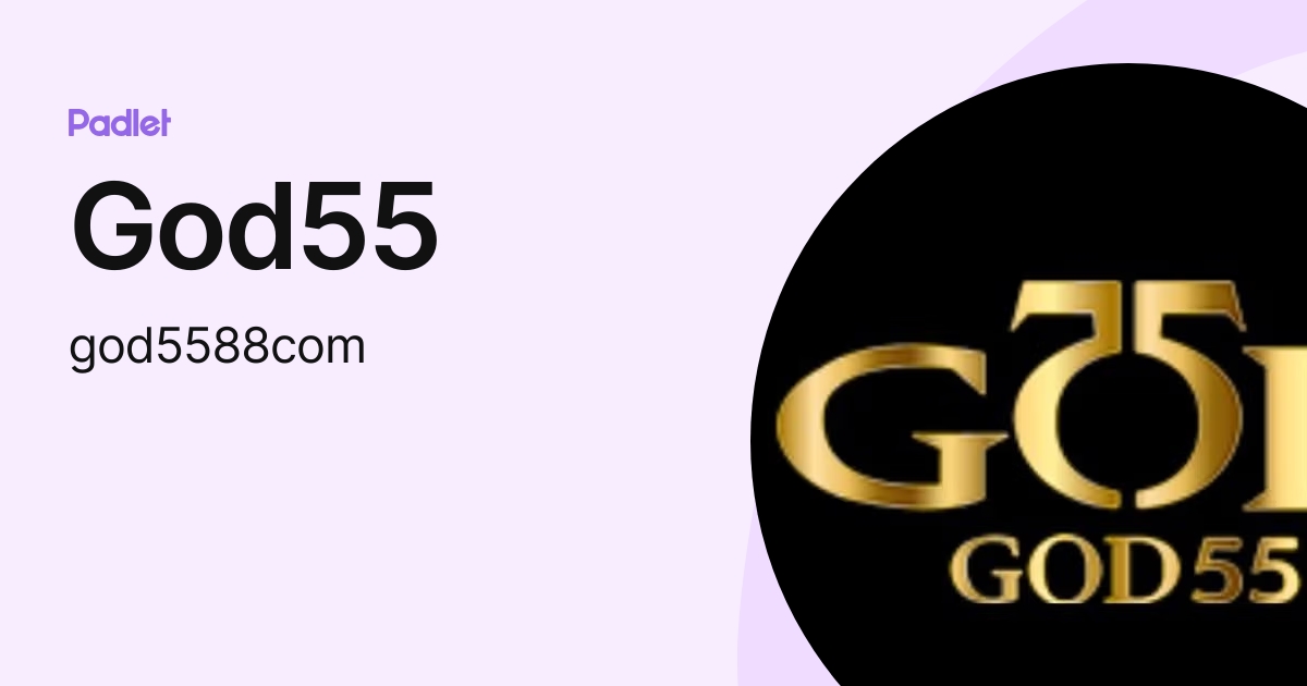God55 (god5588com) profile | Padlet