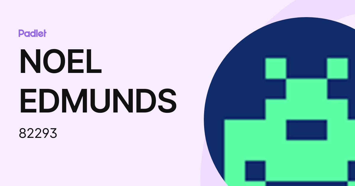 NOEL EDMUNDS (82293) profile | Padlet