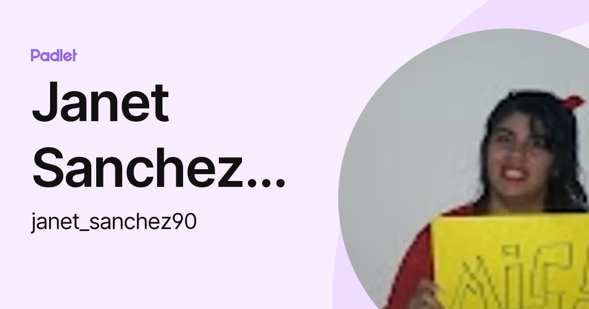 Janet Sanchez Make up (janet_sanchez90) profile | Padlet