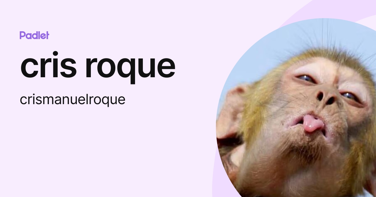 cris roque (crismanuelroque) profile | Padlet