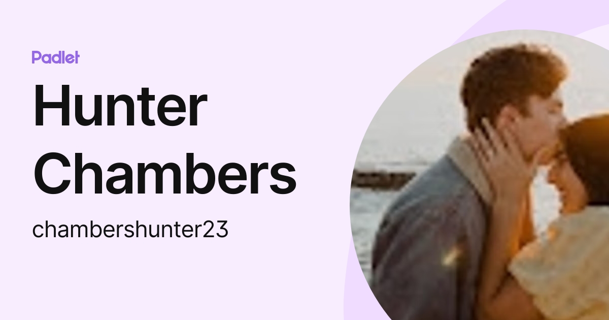 Hunter Chambers (chambershunter23) profile | Padlet