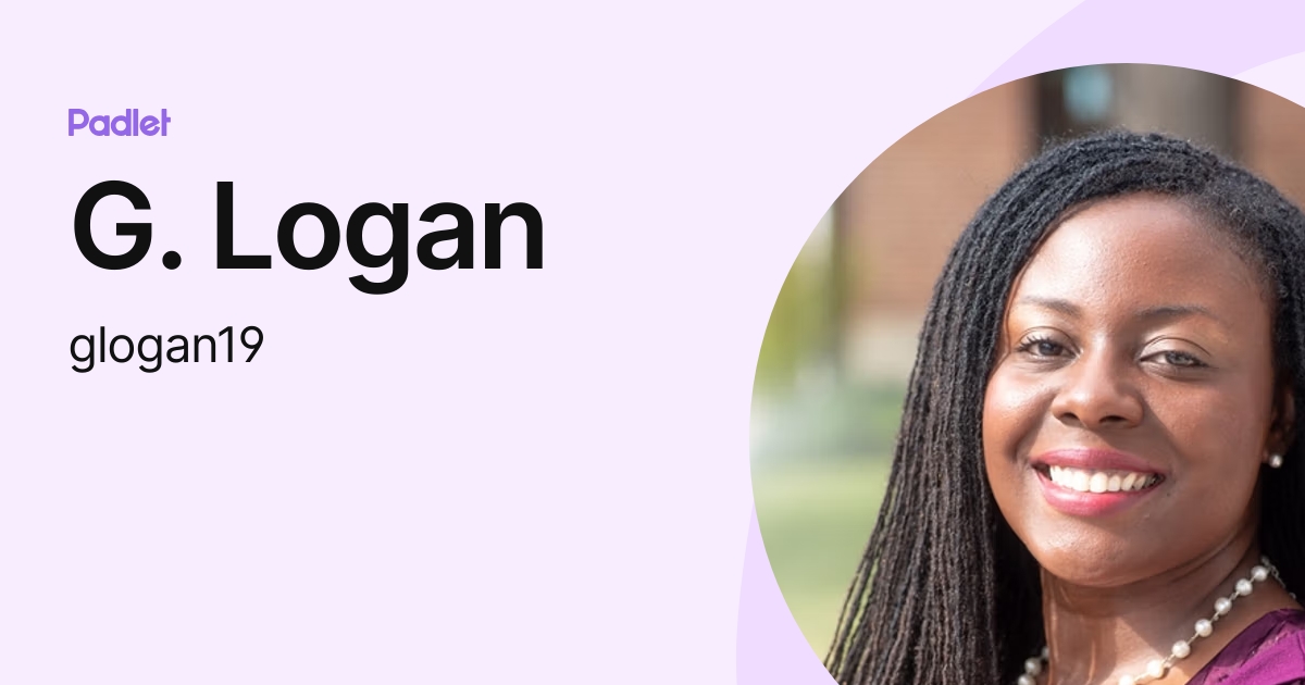 G. Logan (glogan19) profile | Padlet