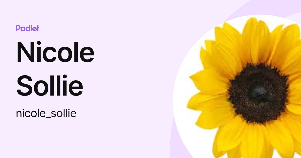 Nicole Sollie (nicole_sollie) profile | Padlet