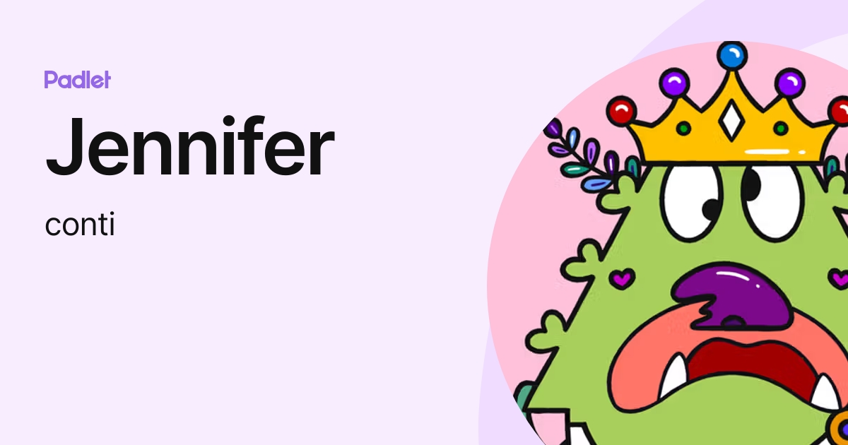 Jennifer (conti) profile | Padlet