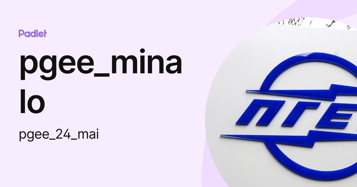 pgee_minalo (pgee_24_mai) profile | Padlet