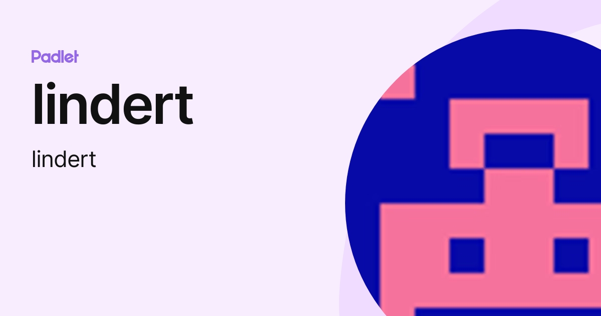 lindert (lindert) profile | Padlet