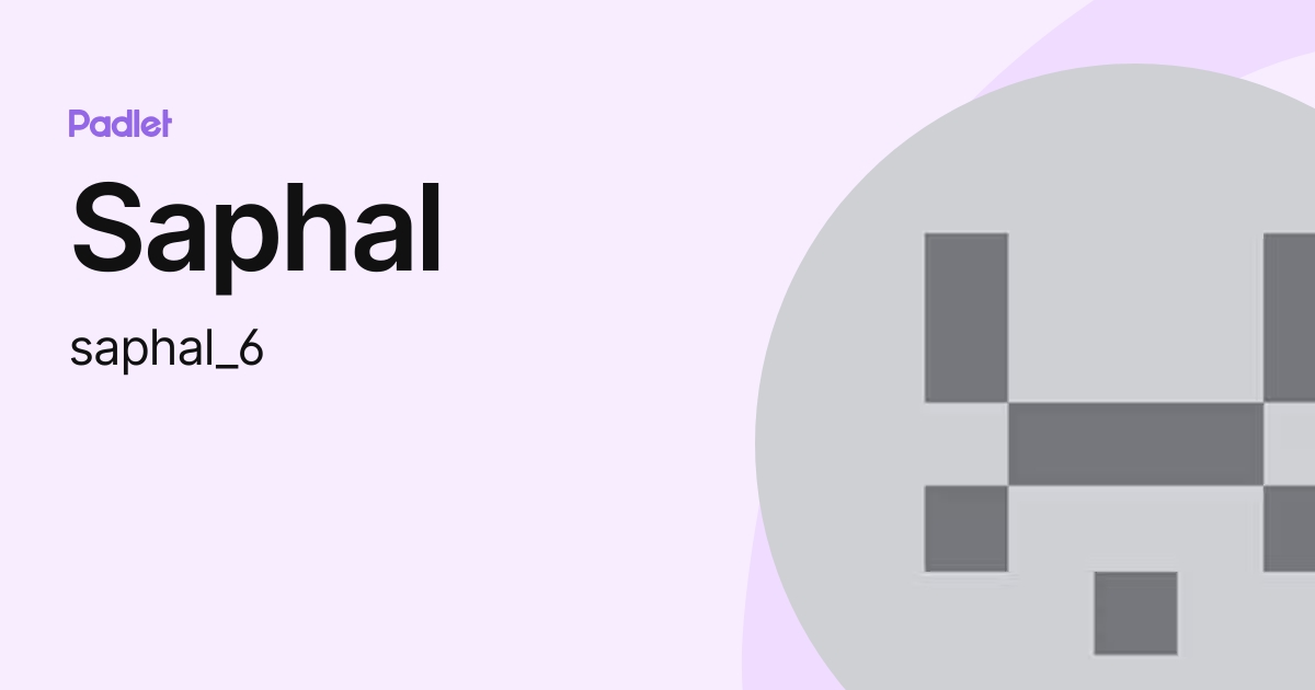 Saphal (saphal_6) profile | Padlet