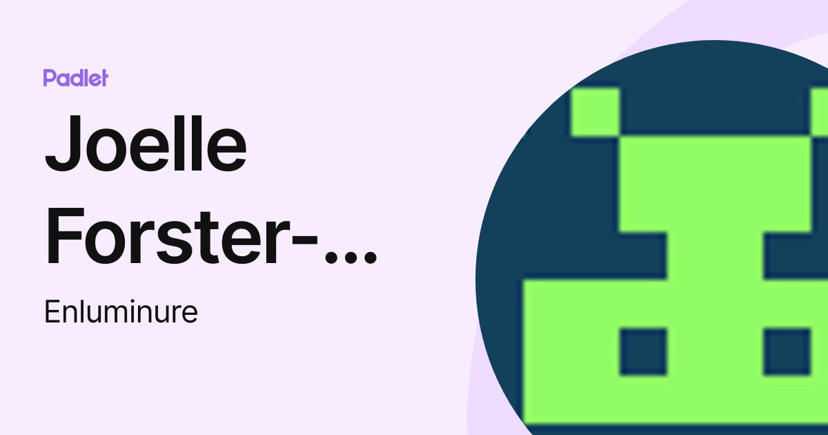 Joelle Forster-Fleuret (Enluminure) profile | Padlet