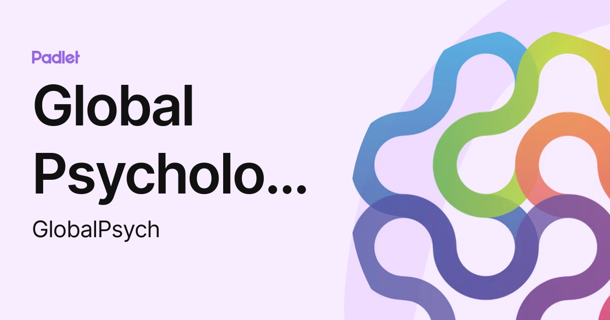 Global Psychology Services (GlobalPsych) profile | Padlet