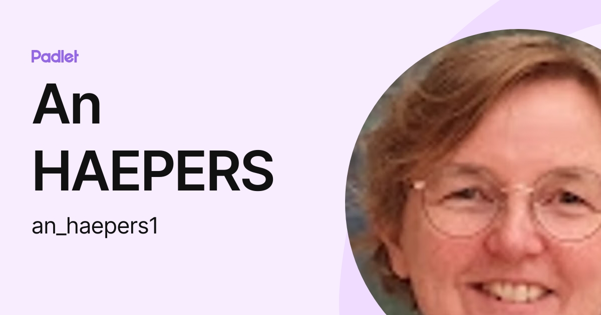 An HAEPERS (an_haepers1) profile | Padlet