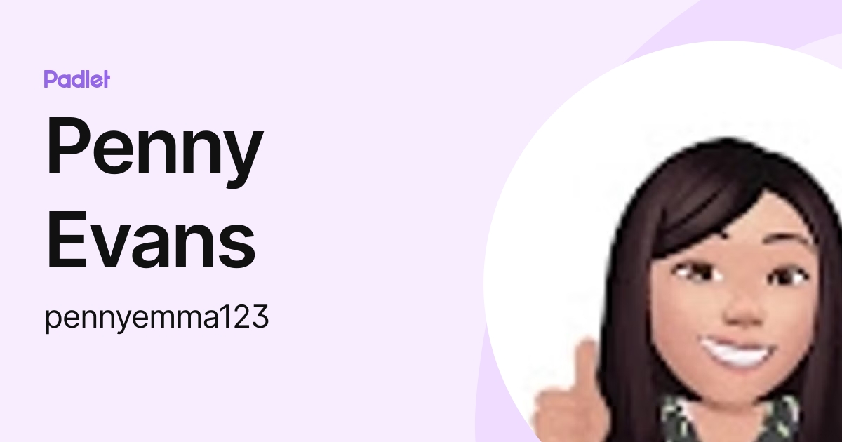 Penny Evans (pennyemma123) profile | Padlet