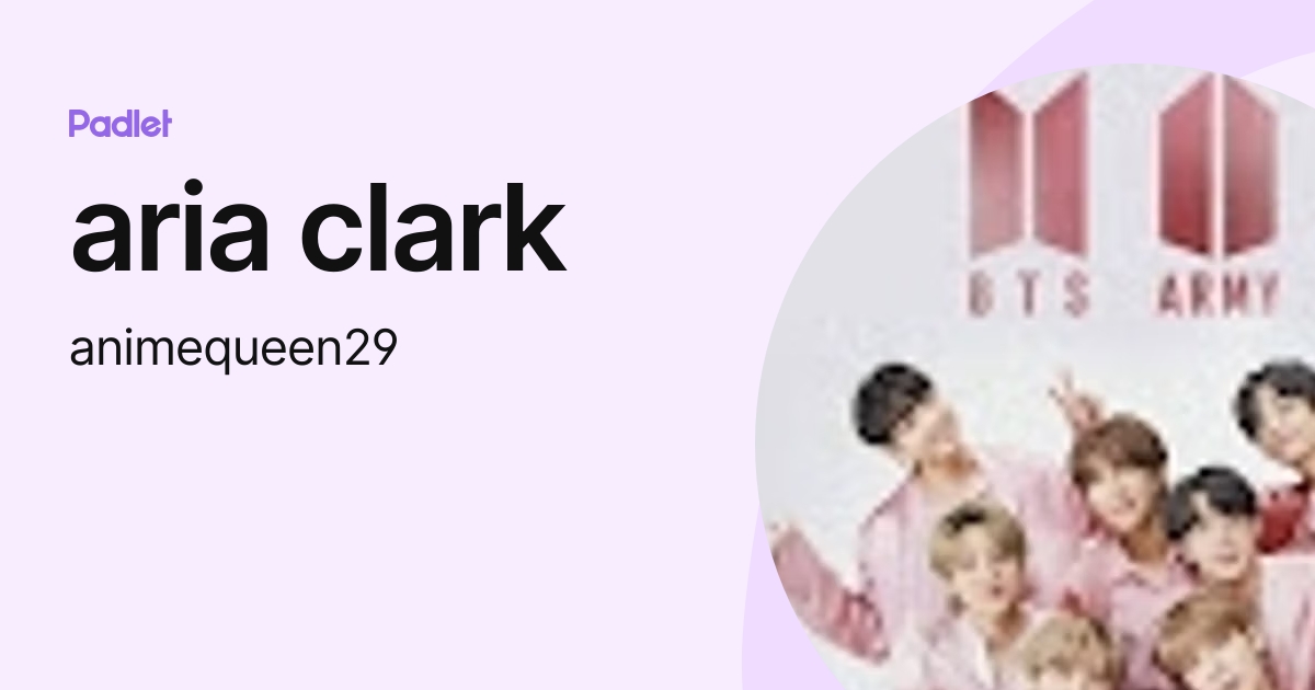 aria clark (animequeen29) profile | Padlet