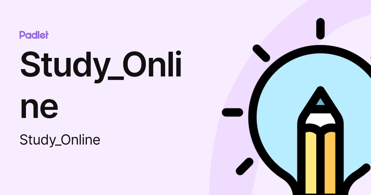 Study_Online (Study_Online) profile | Padlet