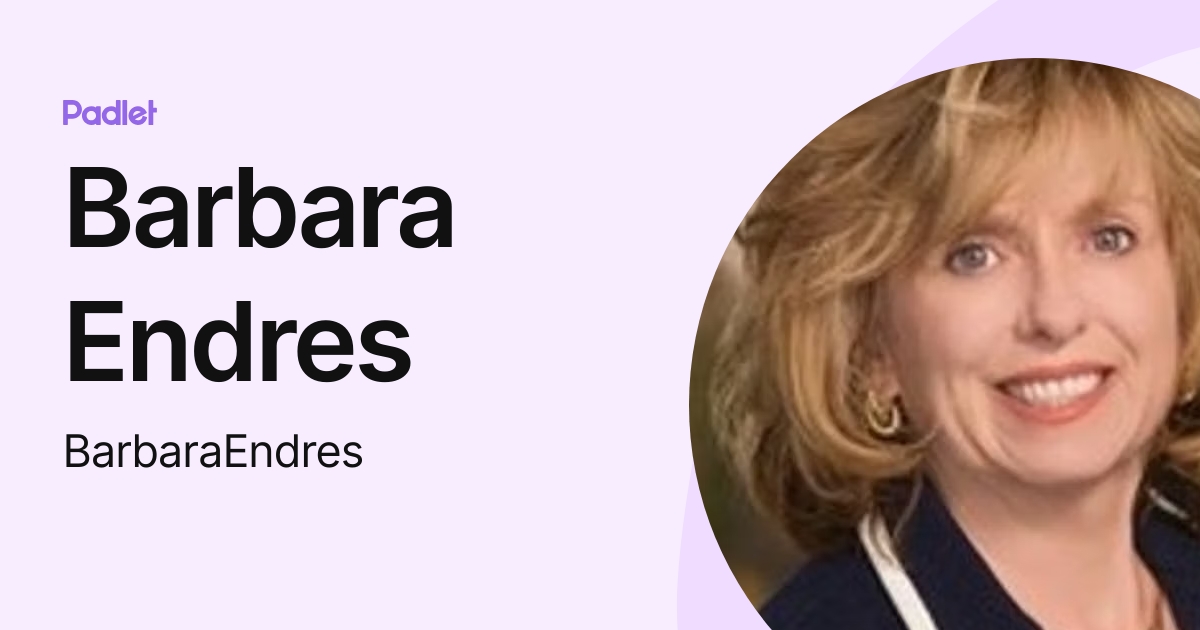 Barbara Endres (BarbaraEndres) profile | Padlet