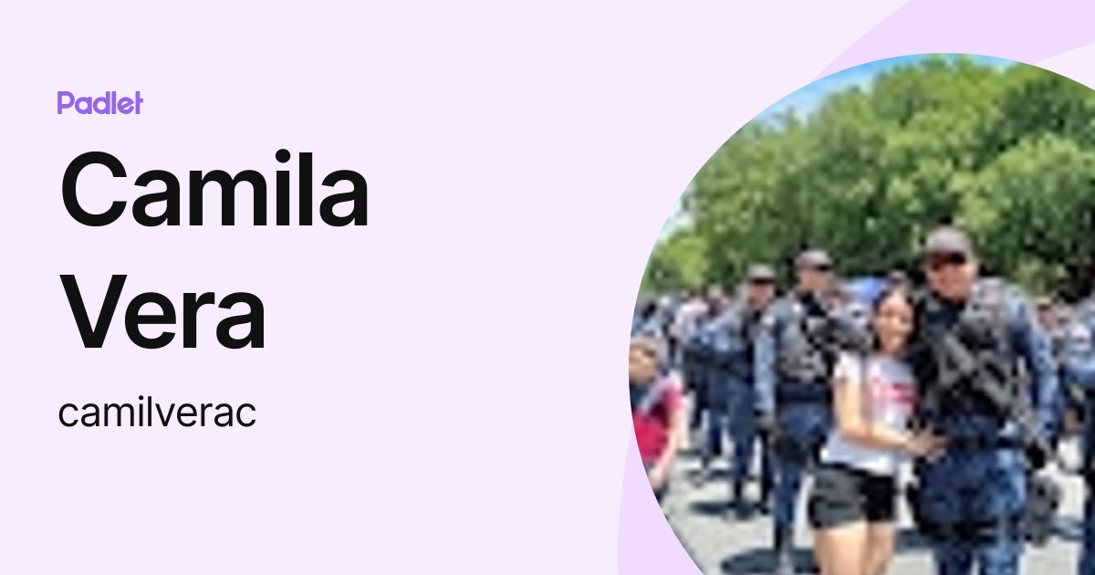 Camila Vera (camilverac) profile | Padlet