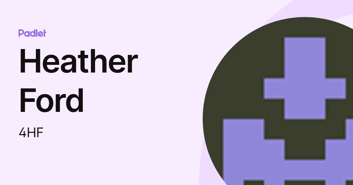 Heather Ford (4HF) profile | Padlet