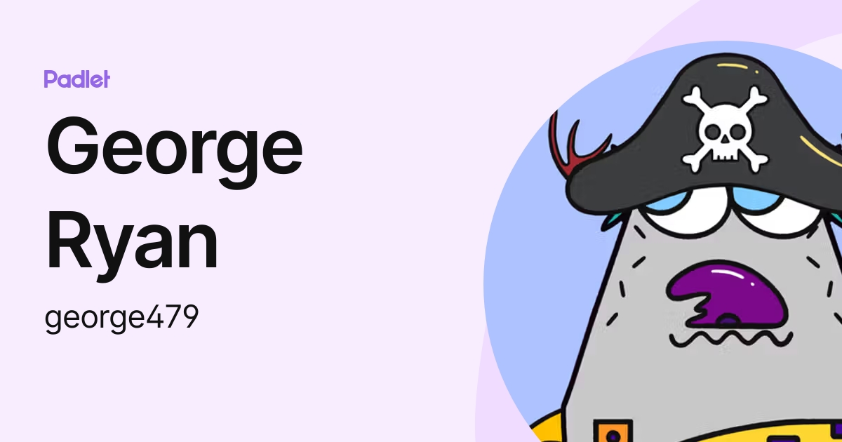 George Ryan (george479) profile | Padlet