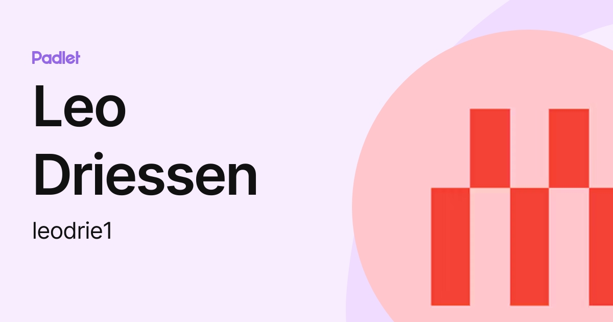 Leo Driessen (leodrie1) profile | Padlet