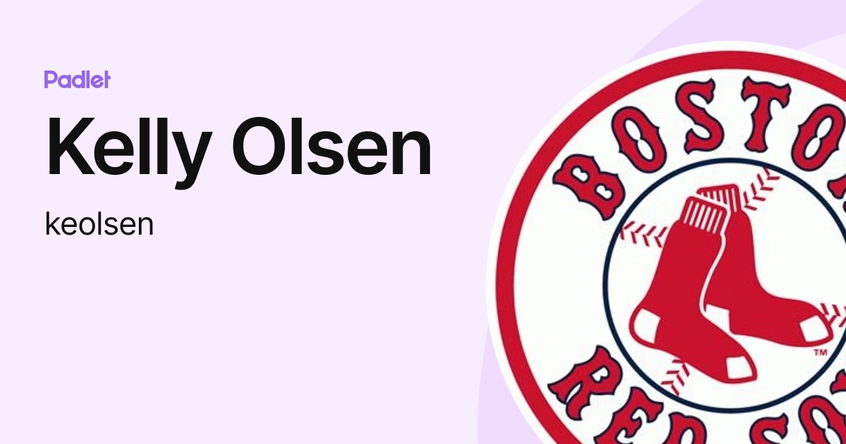 Kelly Olsen (keolsen) profile | Padlet