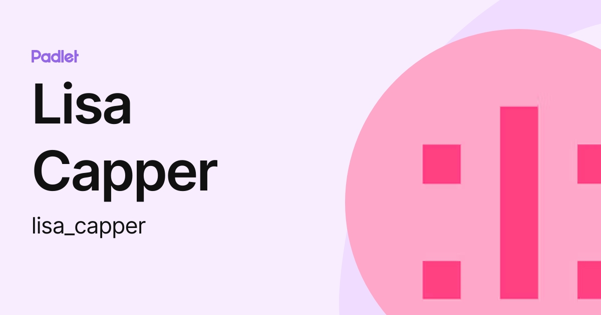 Lisa Capper (lisa_capper) profile | Padlet