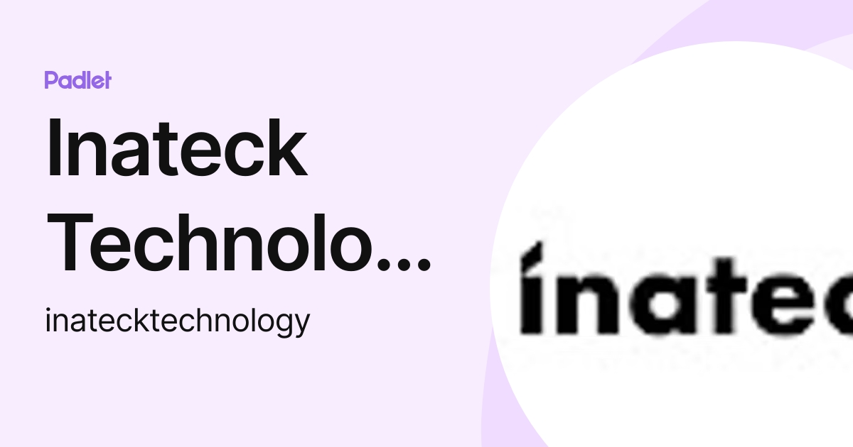 Inateck Technology Inc. (inatecktechnology) profile | Padlet
