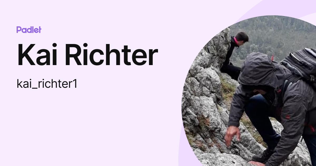 Kai Richter (kai_richter1) profile | Padlet