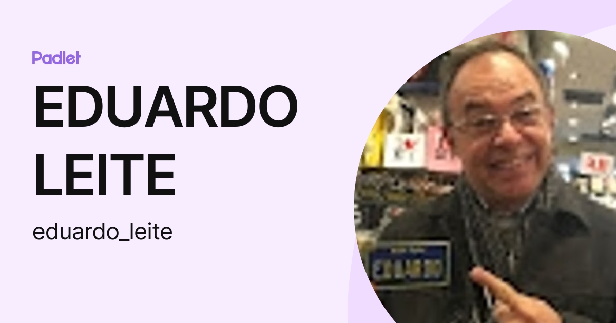 EDUARDO LEITE (eduardo_leite) profile | Padlet