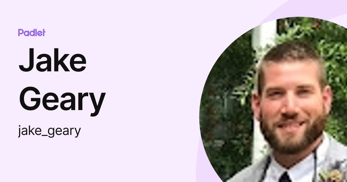 Jake Geary (jake_geary) profile | Padlet
