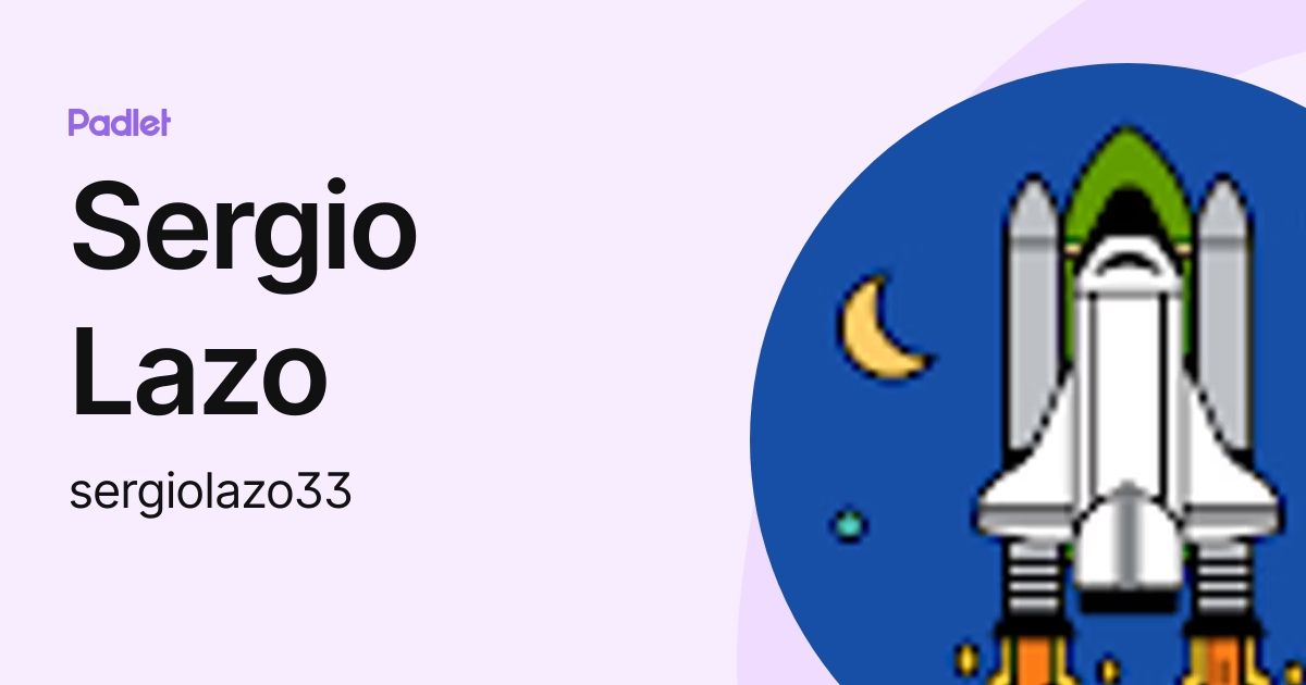 Sergio Lazo (sergiolazo33) profile | Padlet