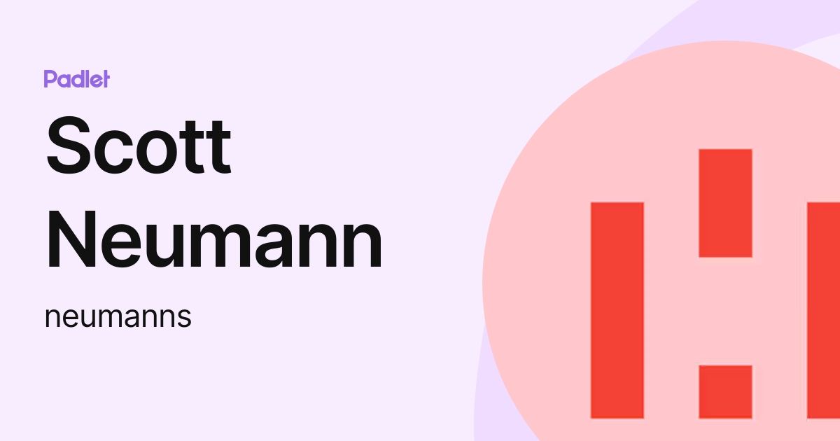 Scott Neumann (neumanns) profile | Padlet