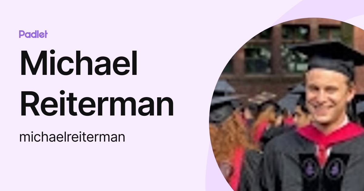 Michael Reiterman (michaelreiterman) profile | Padlet