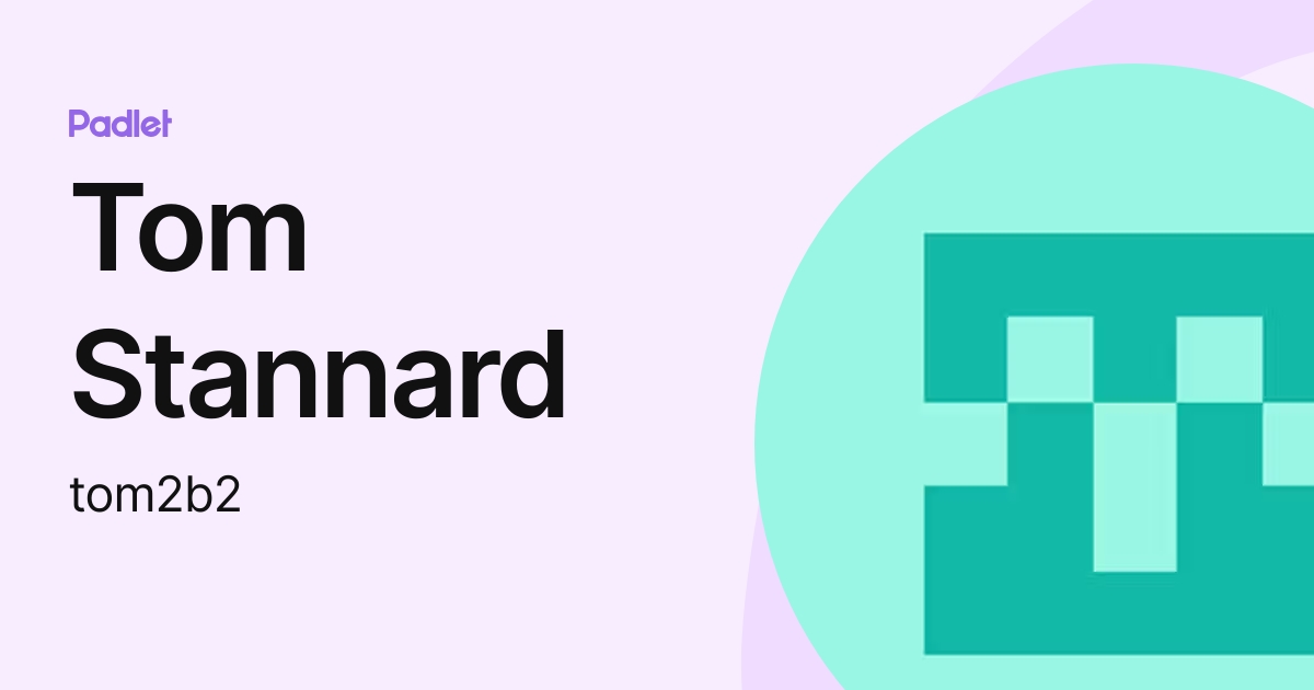 Tom Stannard (tom2b2) profile | Padlet
