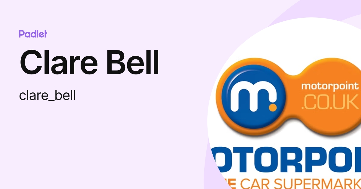 Clare Bell (clare_bell) profile | Padlet