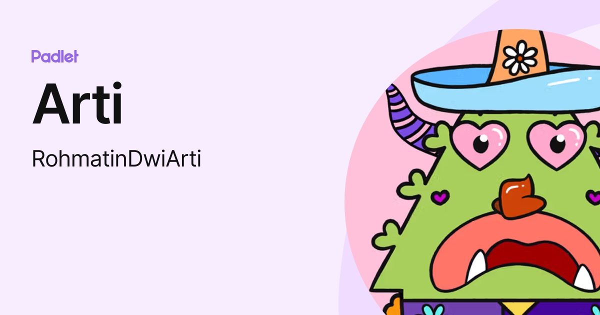 Arti Rohmatindwiarti Profile Padlet