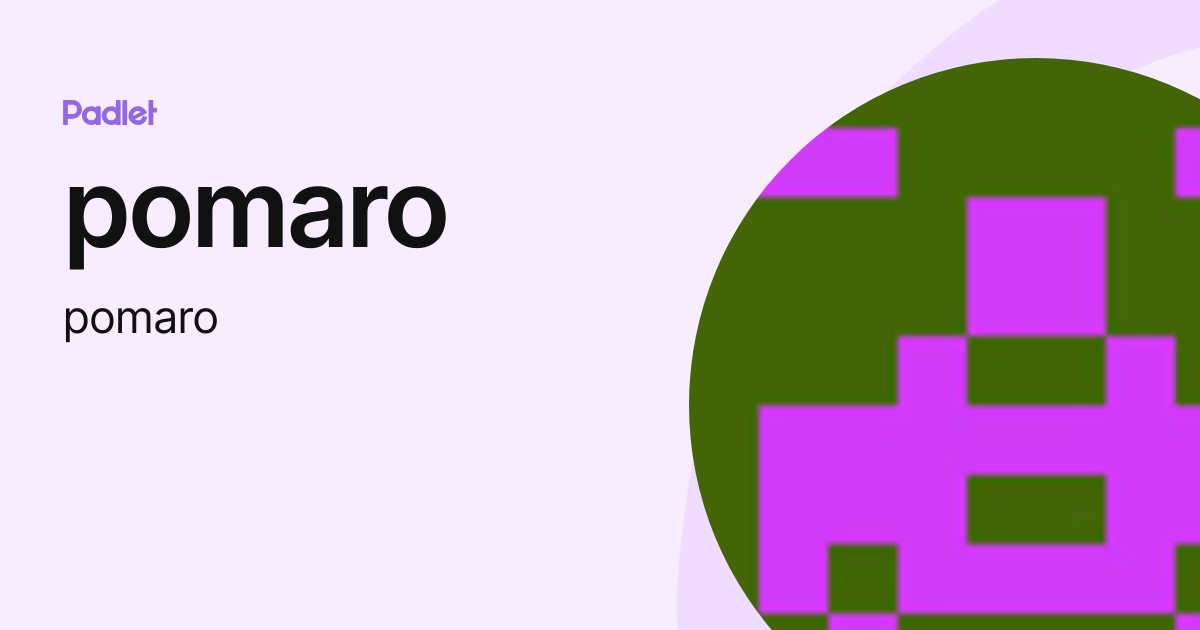 pomaro (pomaro) profile | Padlet