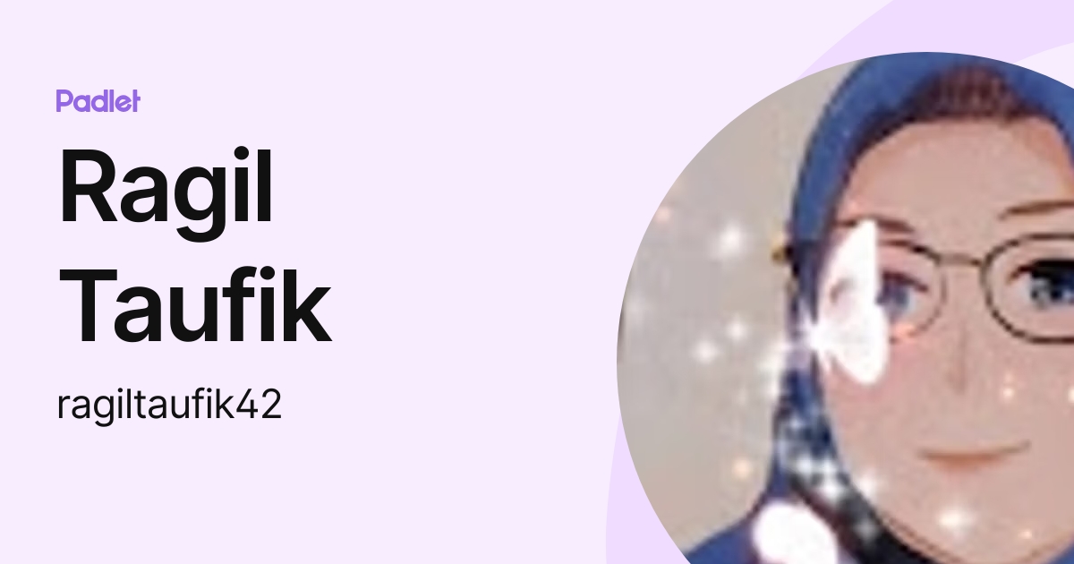 Ragil Taufik (ragiltaufik42) profile | Padlet