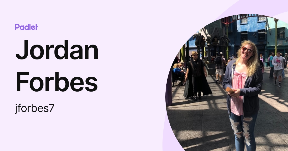 Jordan Forbes (jforbes7) profile | Padlet