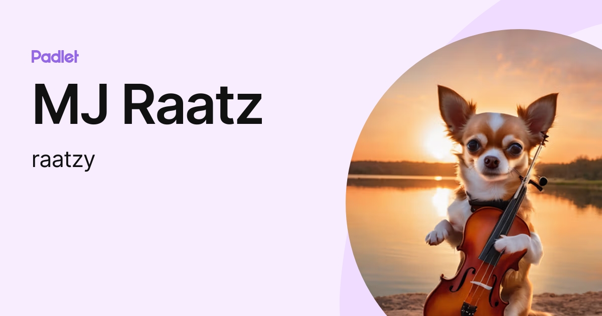 MJ Raatz (raatzy) profile | Padlet