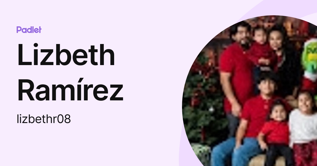 Lizbeth Ramírez (lizbethr08) profile | Padlet