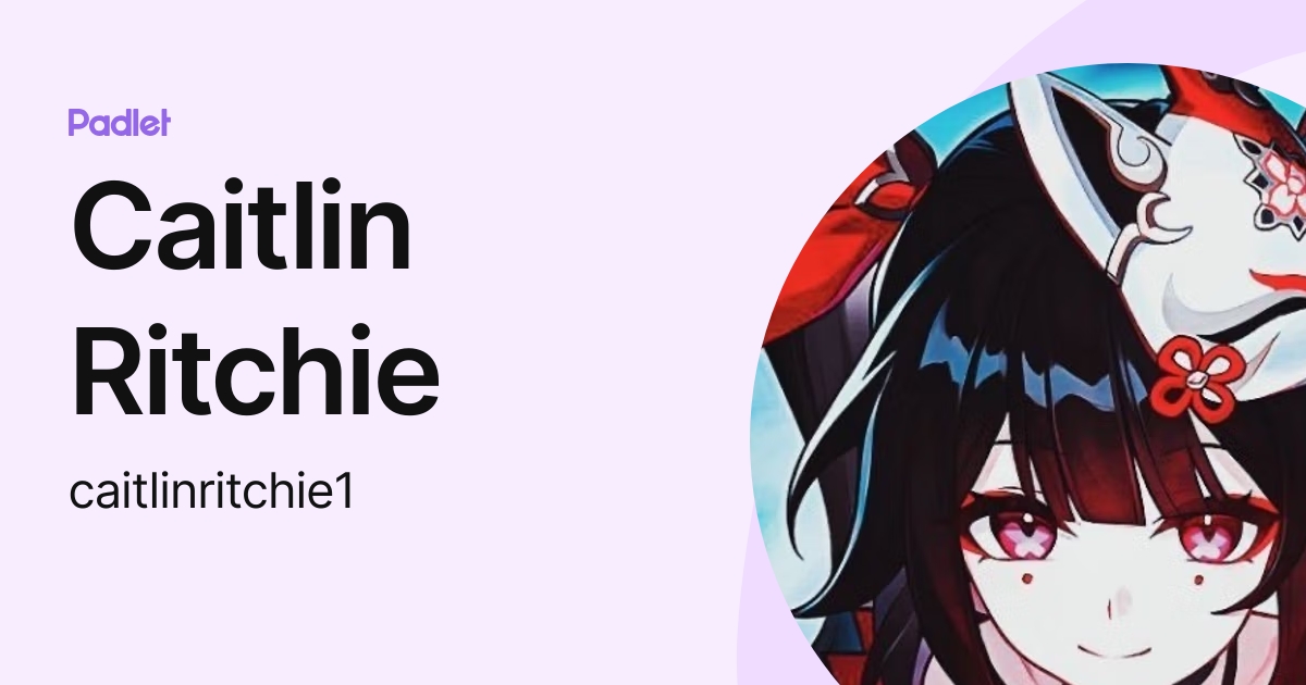 Caitlin Ritchie Caitlinritchie Profile Padlet