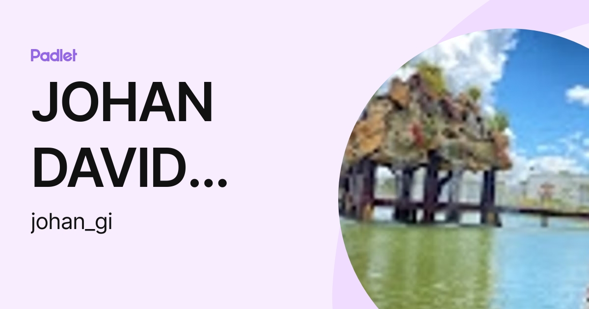 JOHAN DAVID GARCIA IMBUS (johan_gi) profile | Padlet