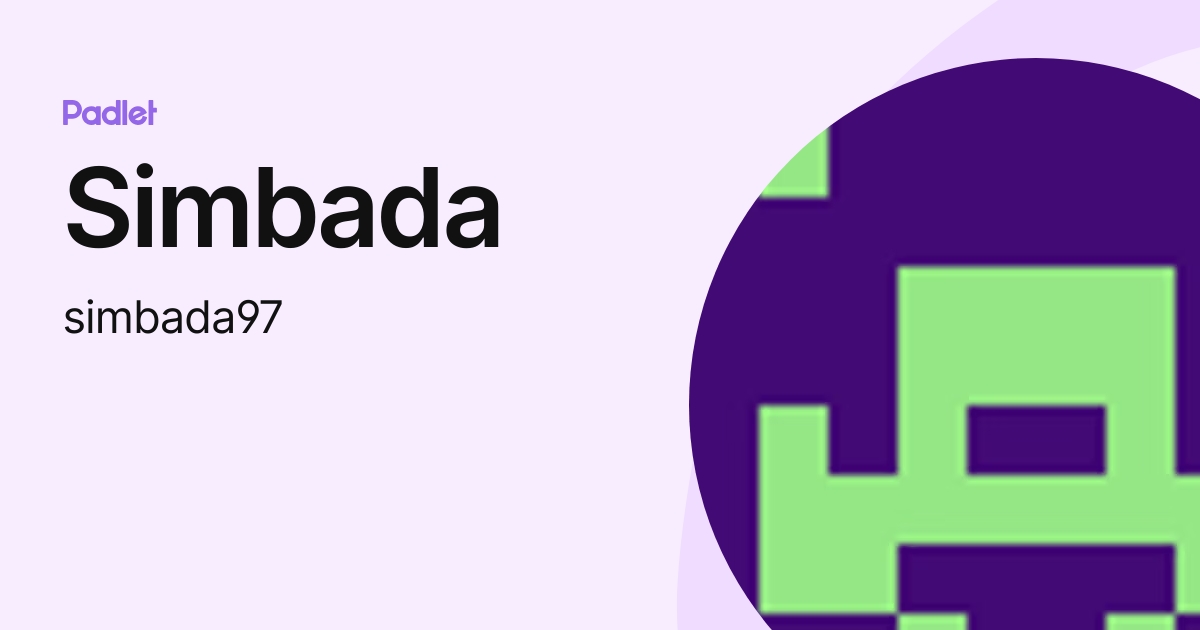 Simbada (simbada97) profile | Padlet