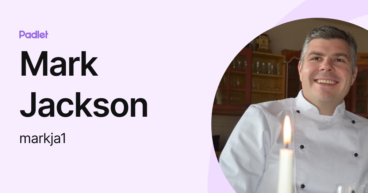 Mark Jackson (markja1) profile | Padlet