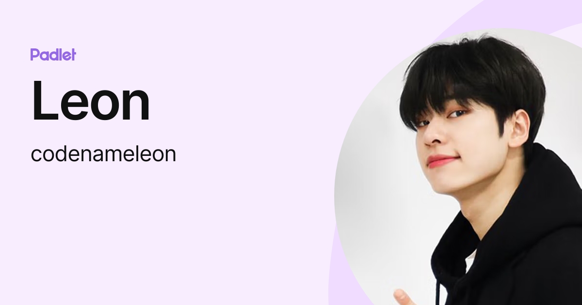 Leon (codenameleon) profile | Padlet